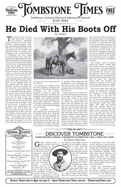 Tombstones History Journal - Tombstone Times